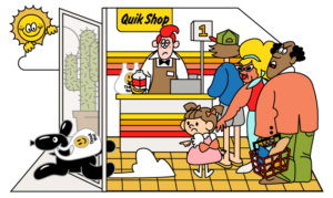 New identity and illustrations for Skip checkout app