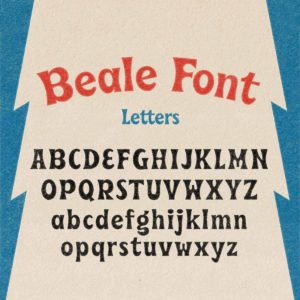 Beale – A Retro Display Font - Hoodzpah