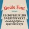 Beale – A Retro Display Font - Hoodzpah