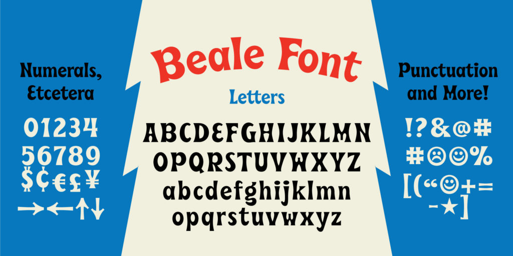 Beale – A Retro Display Font - Hoodzpah