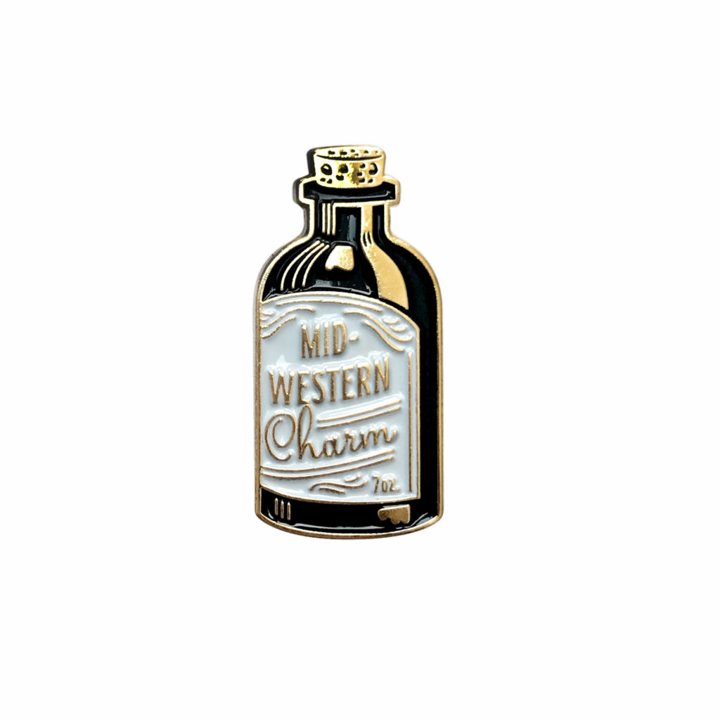 Midwestern Charm Enamel Pin - Hoodzpah