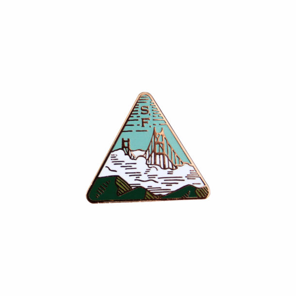 San Francisco Enamel Pin - Hoodzpah