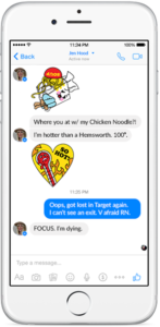 Facebook Sticker Pack Design: Flu Season - Hoodzpah