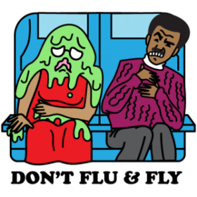 Facebook Sticker Pack Design: Flu Season - Hoodzpah