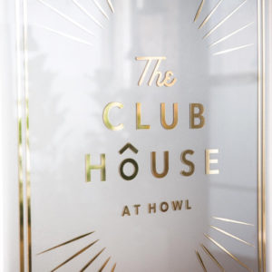 Minimal Retail Brand Identity for The Club House at Howl by Hoodzpah ...