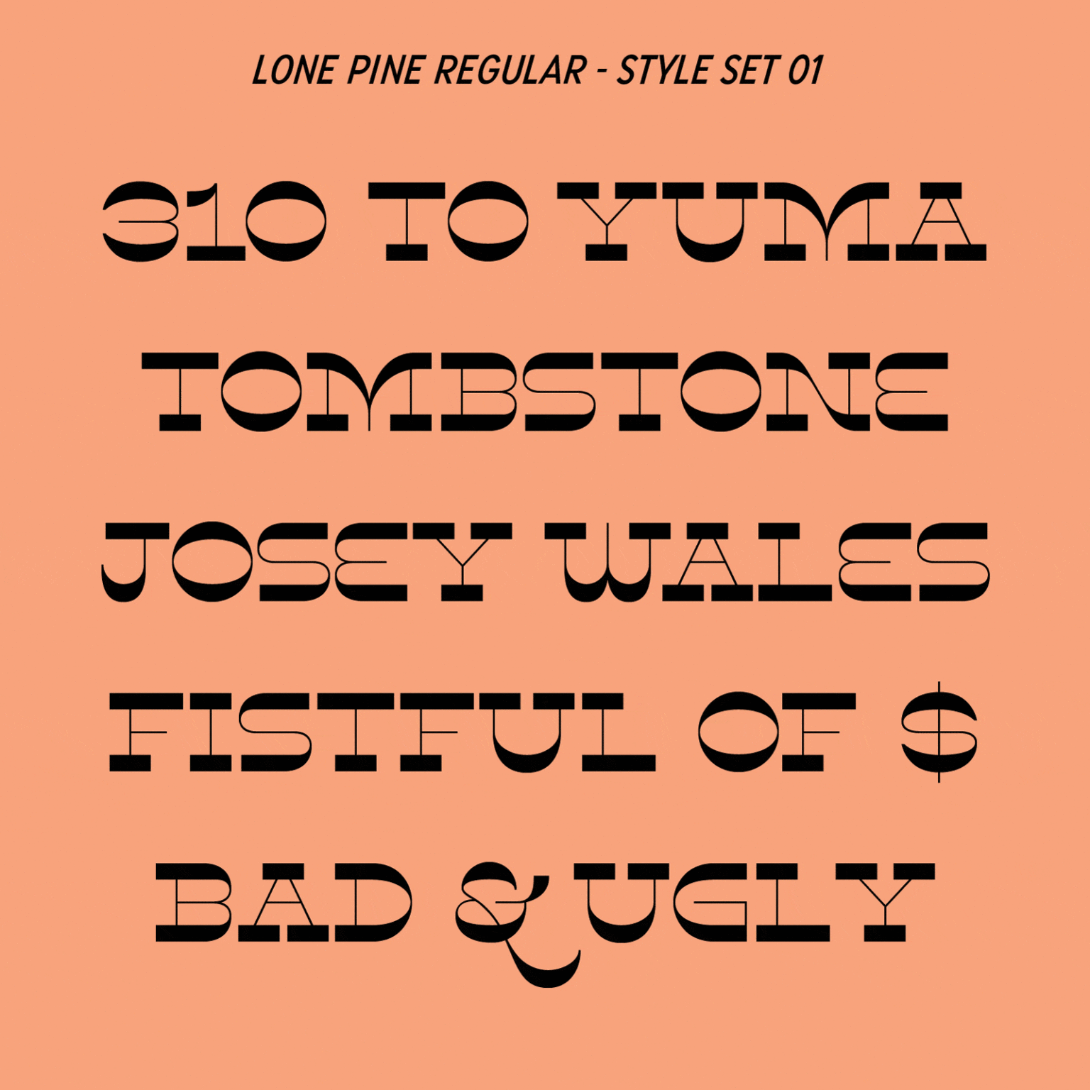 Lone Pine Reverse Contrast Font - Hoodzpah