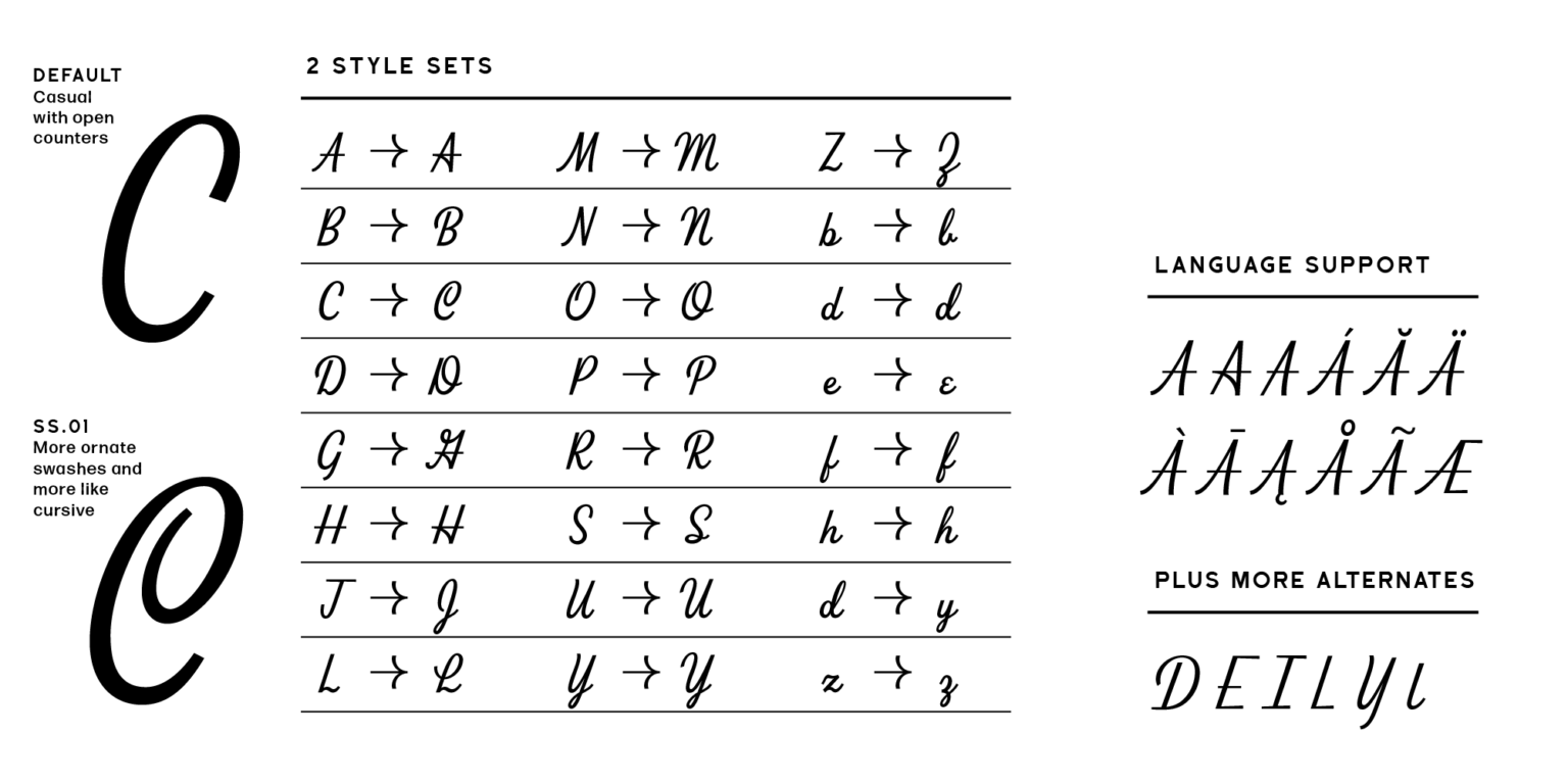 Beverly Drive Right – Retro Script Font - Hoodzpah