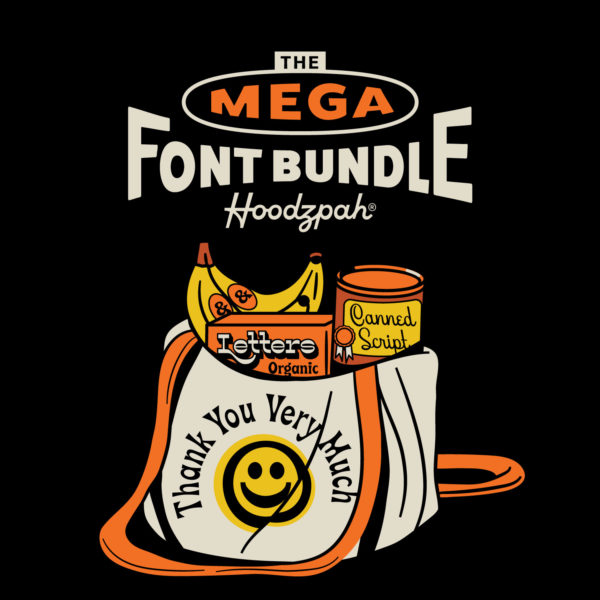 Hood Fonts Mega Font Bundle - Hoodzpah