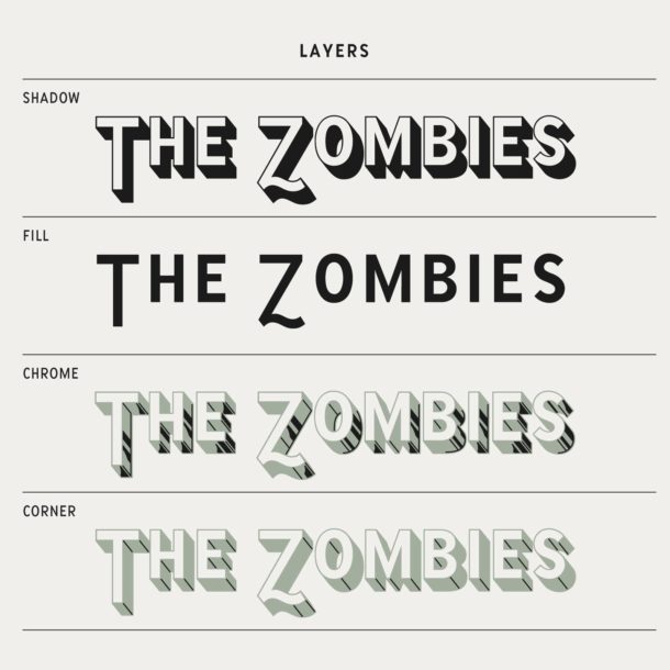 Chapman Ave Layered Font - Hoodzpah