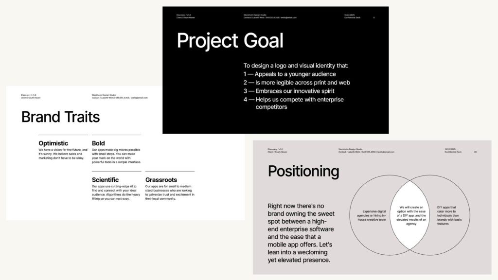 Discovery Deck Template for Creatives - Hoodzpah