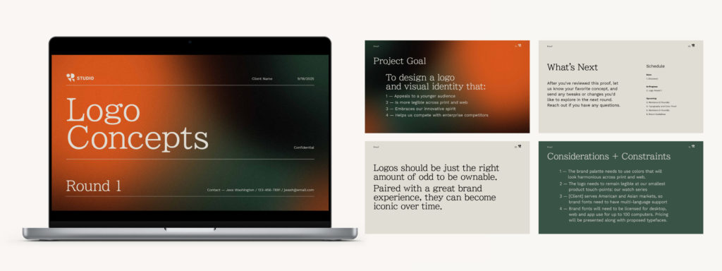Proof Deck Template for Creatives - Hoodzpah