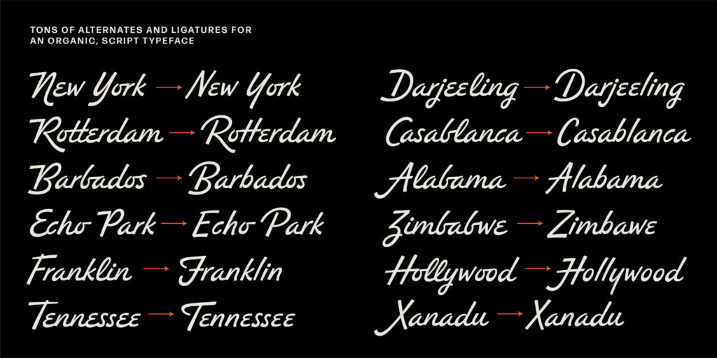 Redondo Ave Script Font - Hoodzpah