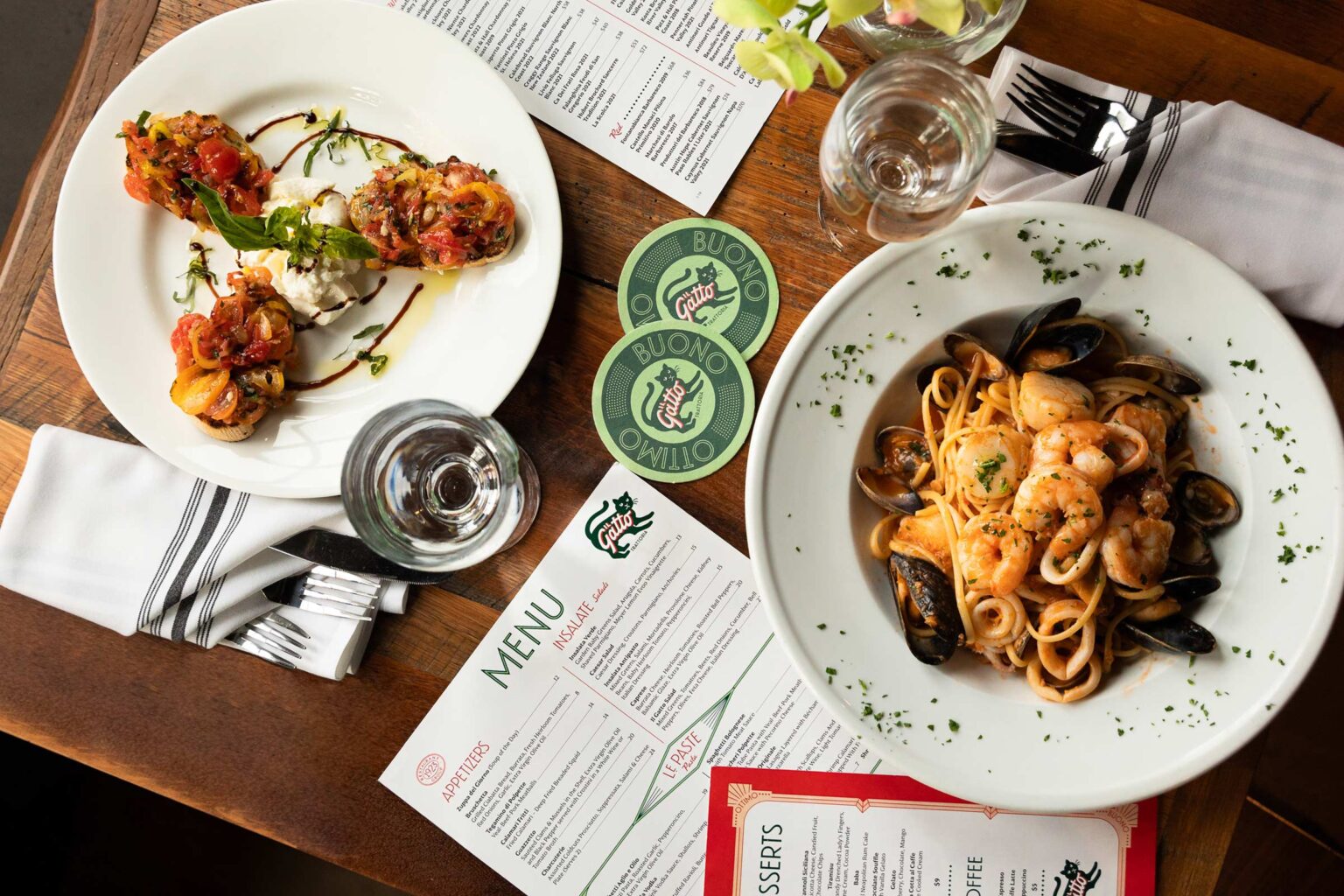 Restaurant Brand Identity for Il Gatto