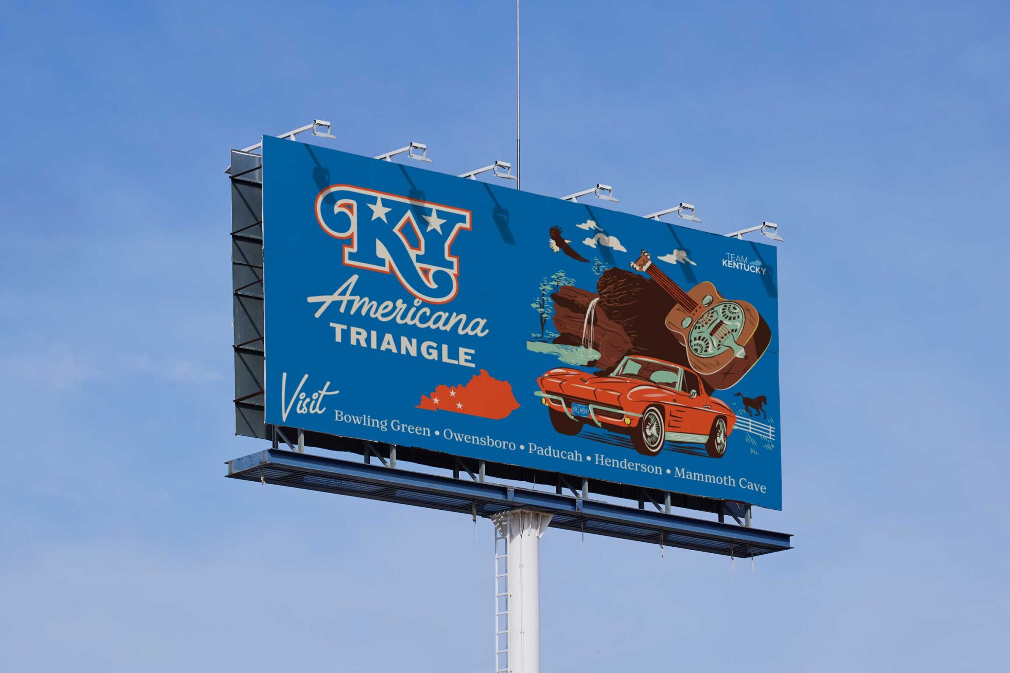 Kentucky Americana Triangle Brand Identity and Tourism Guide - Hoodzpah